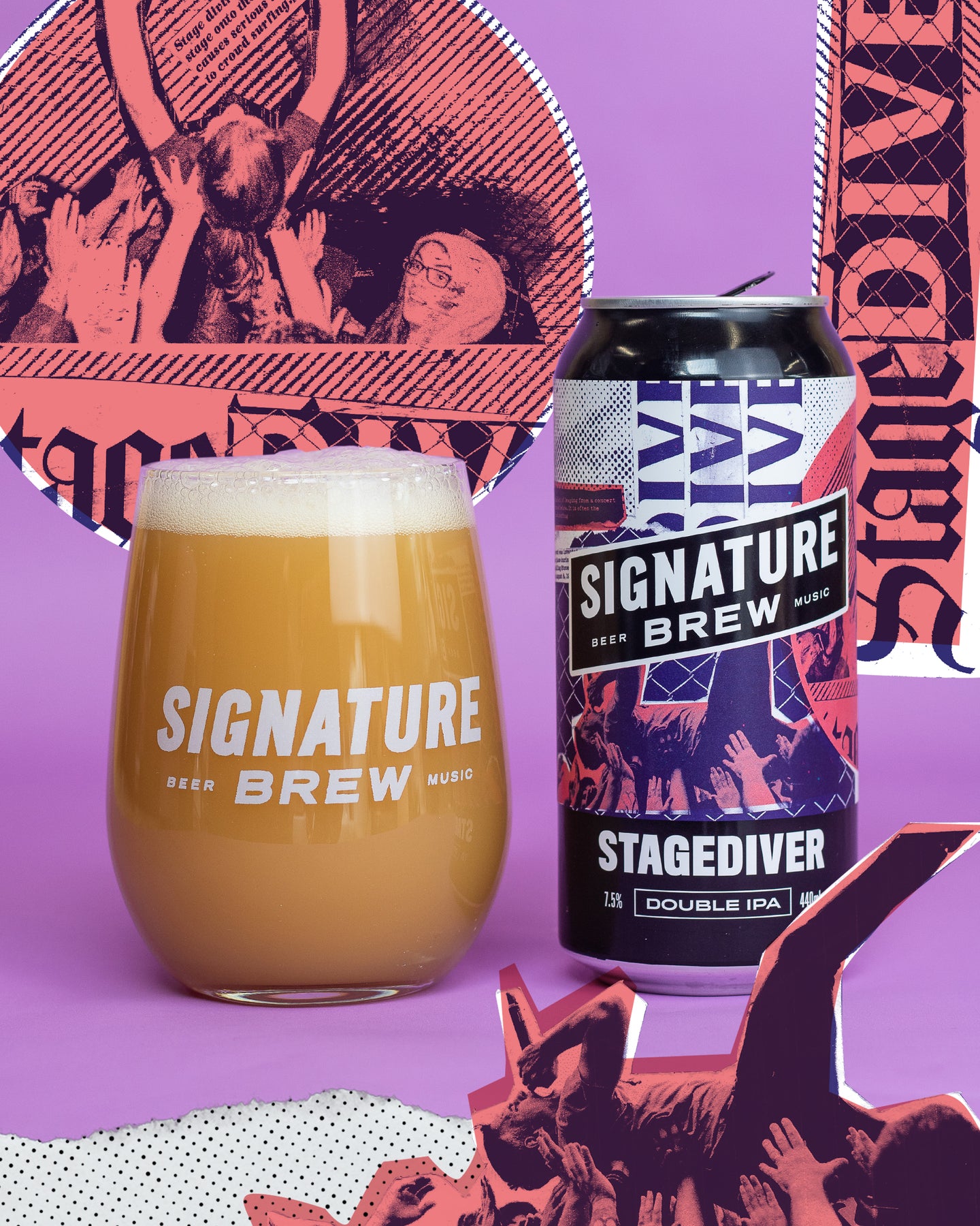 Stagediver 440ml - Double IPA – Signature Brew